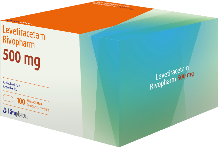 Levetiracetam Rivopharm 500mg 100 | Rivopharm