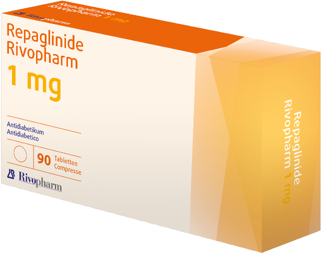 Repaglinide Rivopharm 1mg 90 | Rivopharm